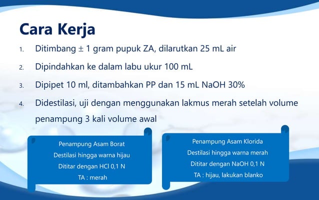 Analisis Pupuk ZA dan TSP | PPTX