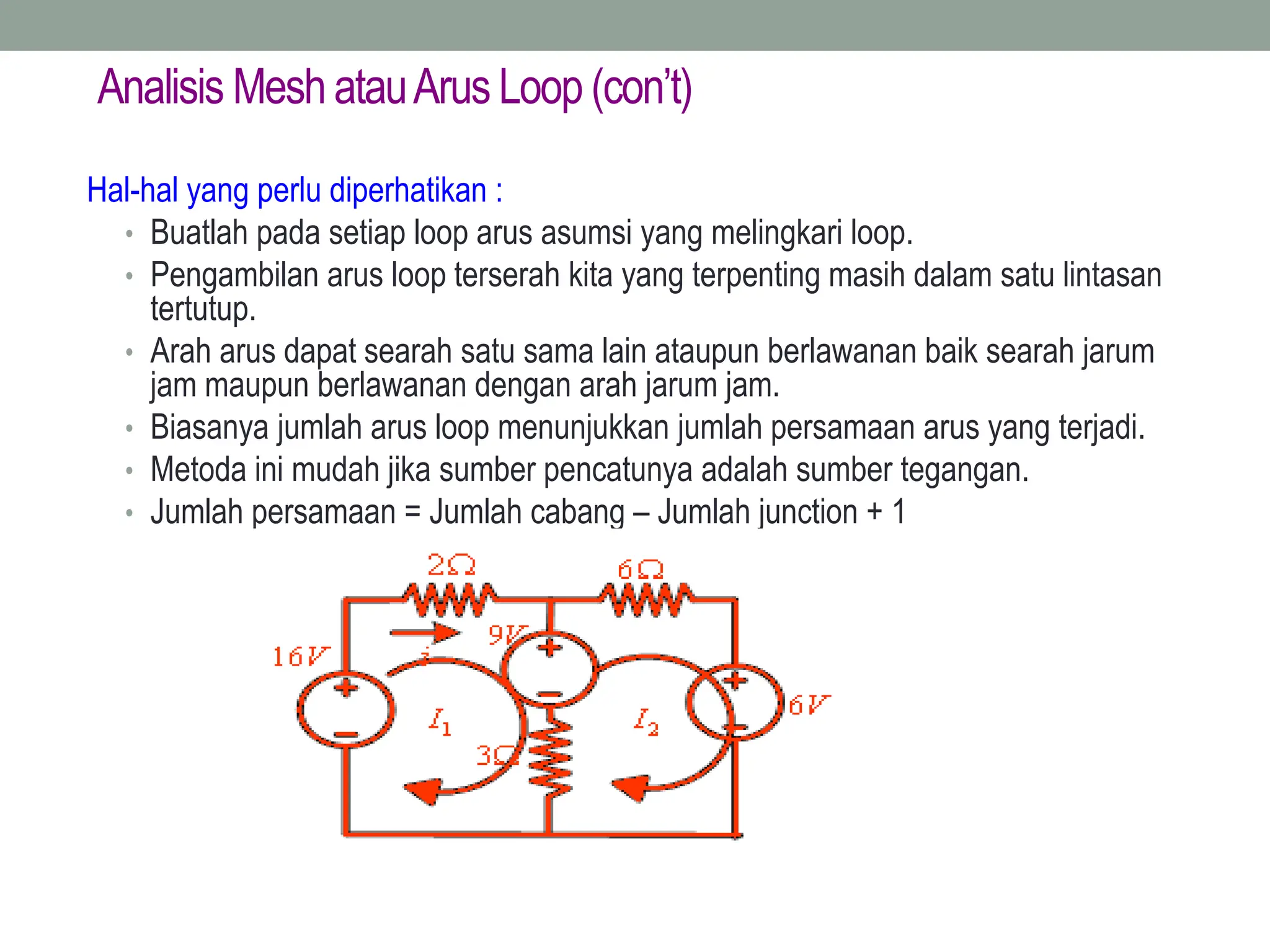 Analisis Rangkaian Node dan contoh contoh soal | PPT
