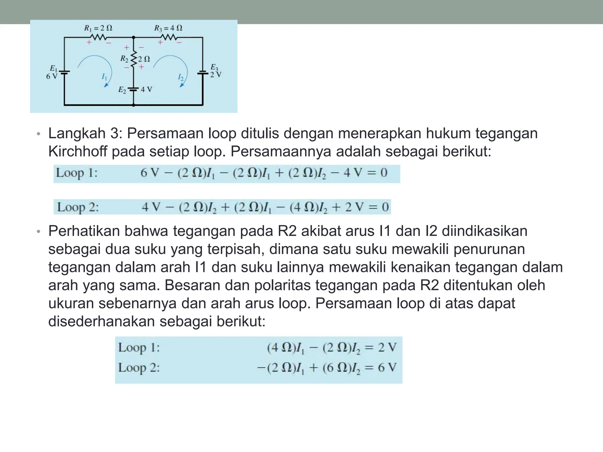 Analisis Rangkaian Node dan contoh contoh soal | PPT