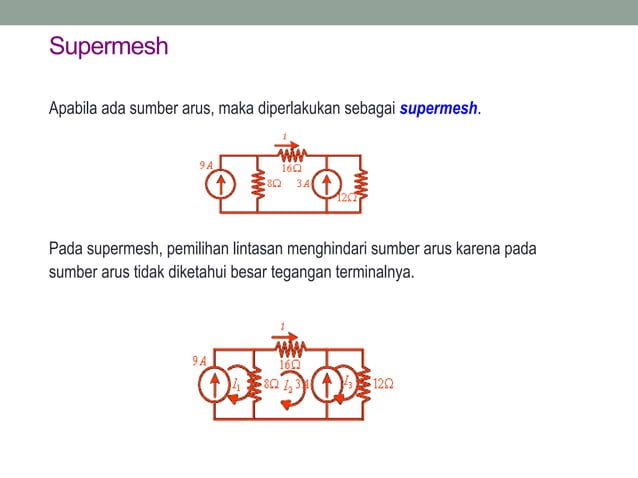 Analisis Rangkaian Node dan contoh contoh soal | PPT