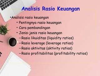 Analisis Rasio Keuangan di perusahaan1.ppt