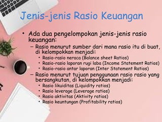 Analisis Rasio Keuangan di perusahaan1.ppt