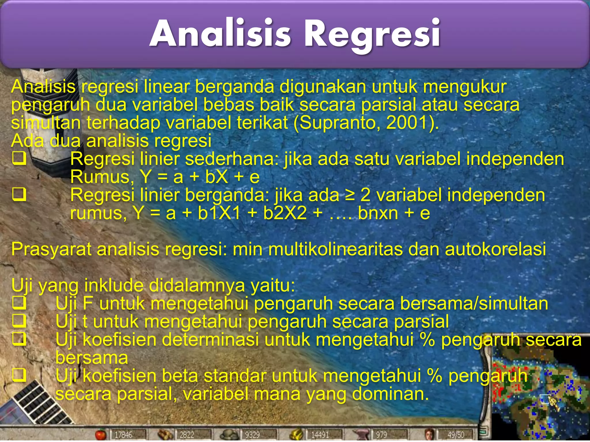 Analisis regresi | PPT