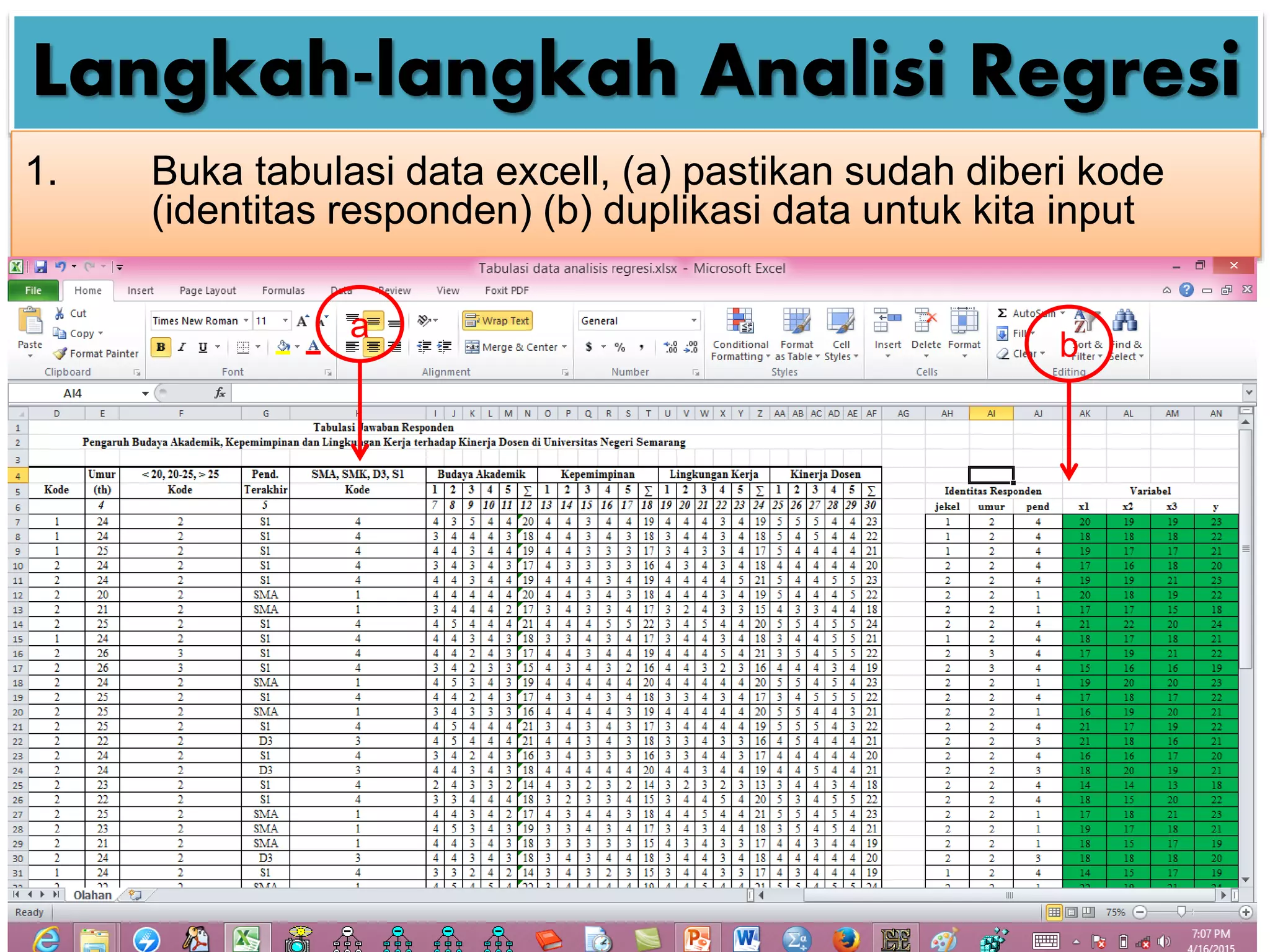 Analisis regresi | PPT