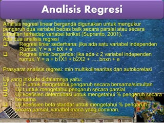 Analisis regresi | PPT