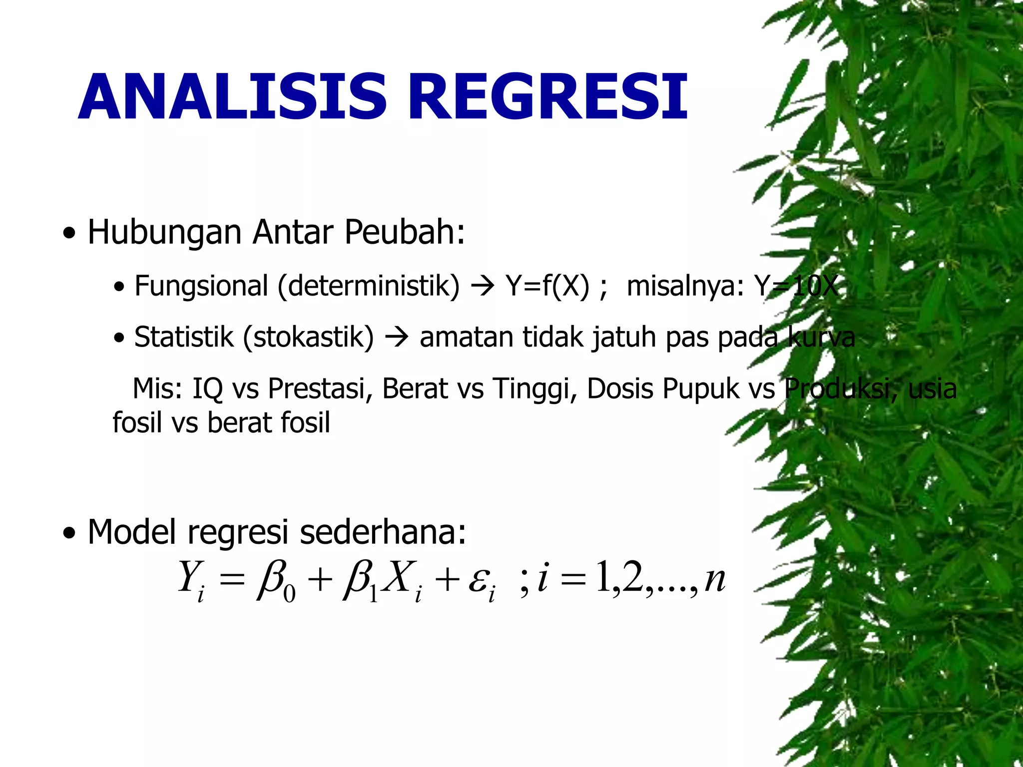 Analisis Regresi.ppt | Free Download