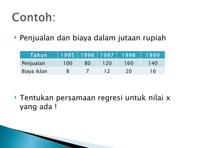 Analisis regresi dan korelasi | PPT