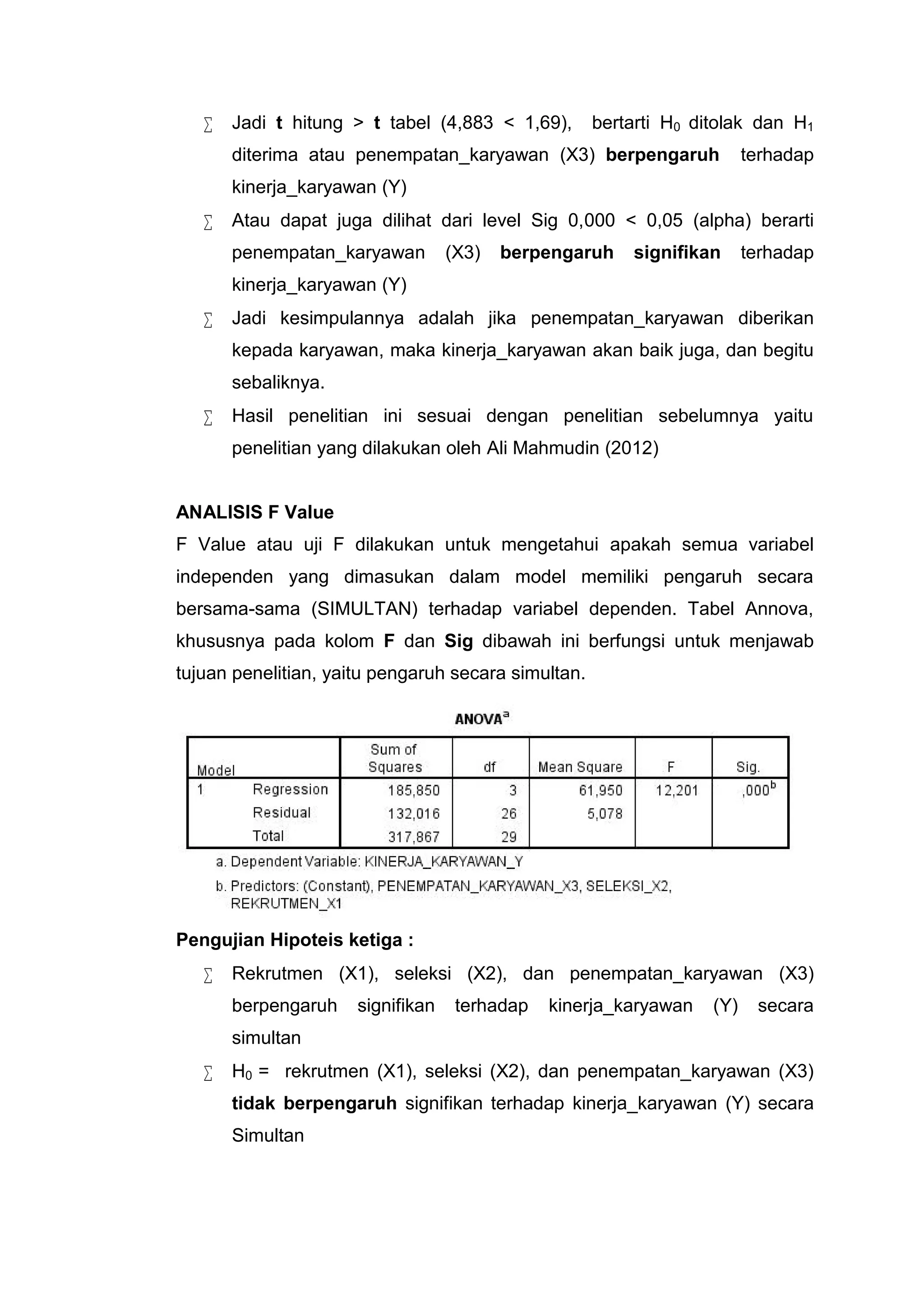 Analisis Regresi Linier Berganda Marsandi | PDF