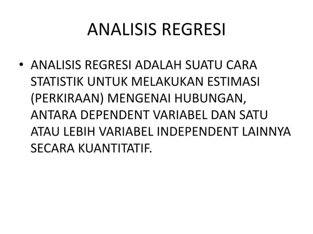 Analisis Regresi (Regresi linear sederhana dan berganda).ppt