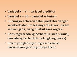 Analisis regresi sederhana ganda | PPTX