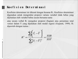Analisis Regresi Upload | PPT