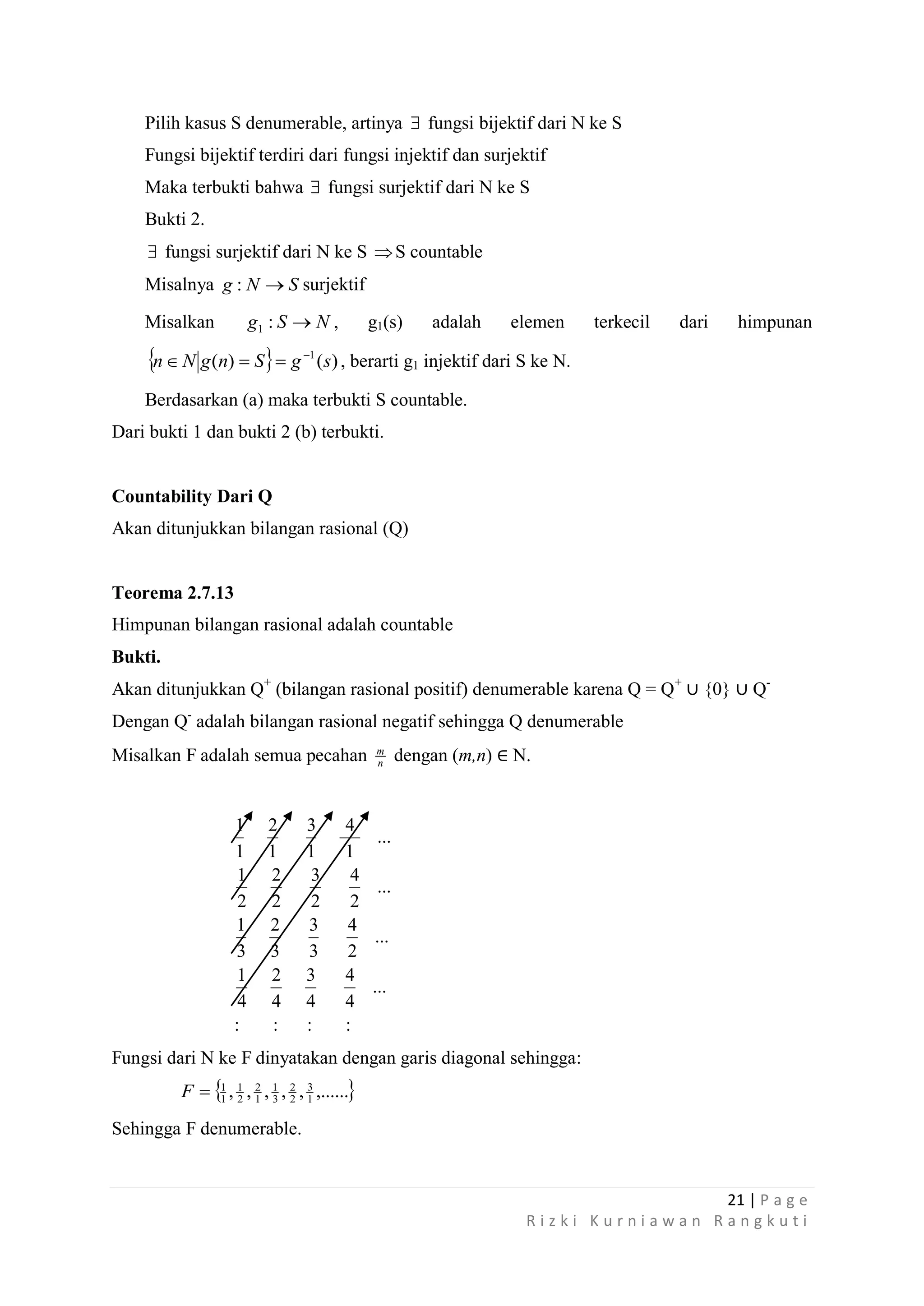 Analisis riil (interval dan desimal) | PDF