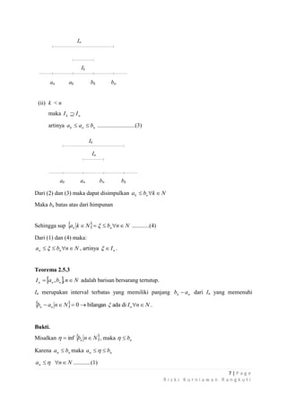 Analisis riil (interval dan desimal) | PDF