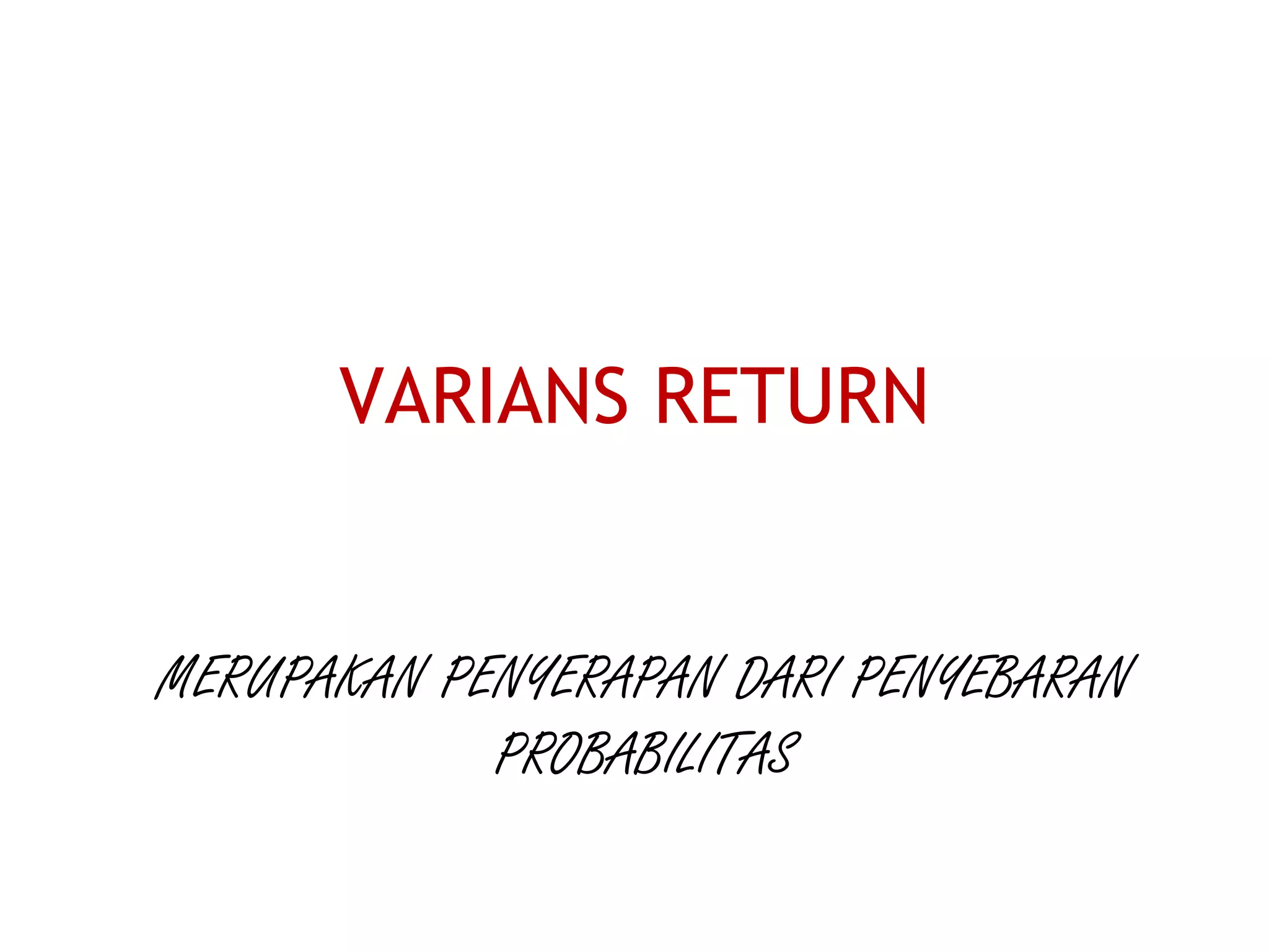 Analisis risiko kuantitatif | PDF