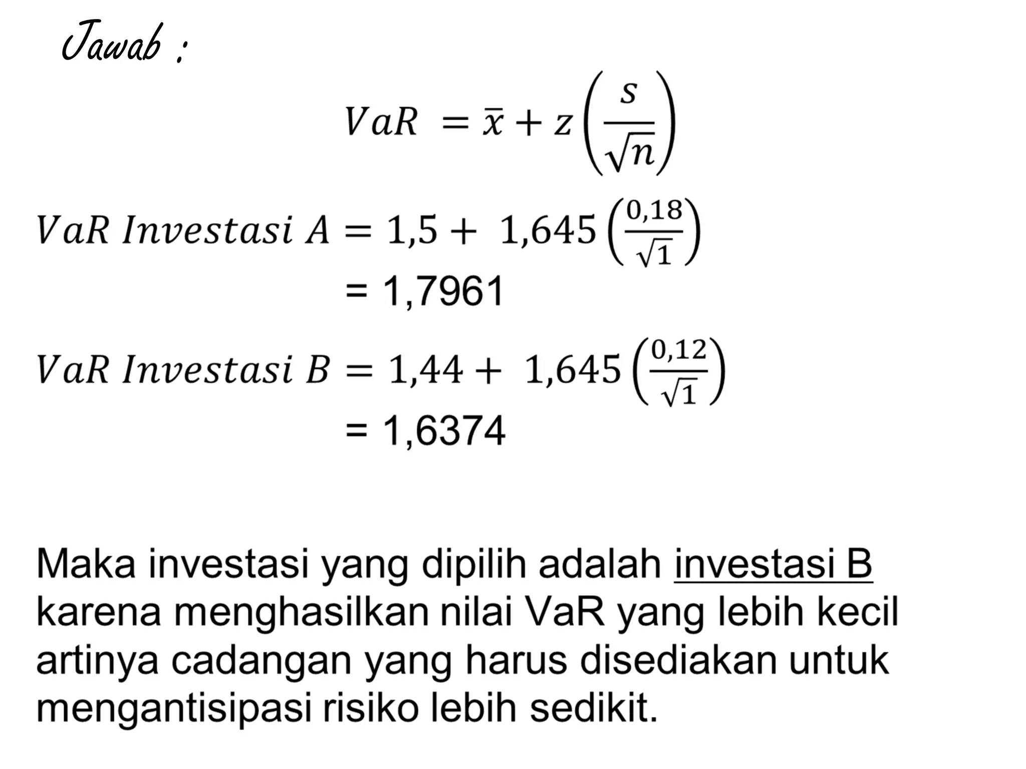 Analisis risiko kuantitatif | PDF