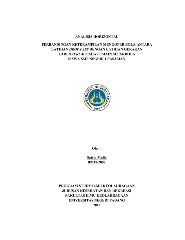 Analisis Horizontal | DOCX