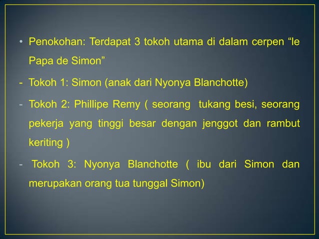 Analisis semiotik "le papa de simon" | PPT