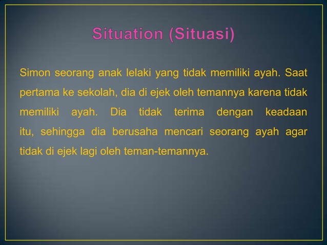 Analisis semiotik "le papa de simon" | PPT