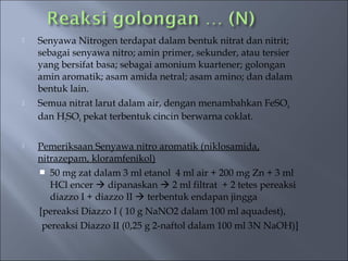 Analisis senyawa obat | PPT