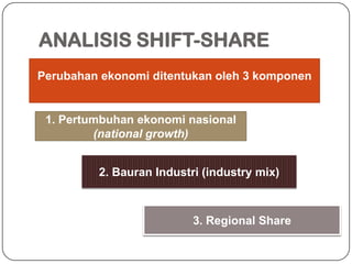 Analisis shift share epp | PPTX