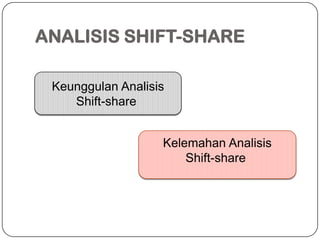 Analisis shift share epp | PPTX
