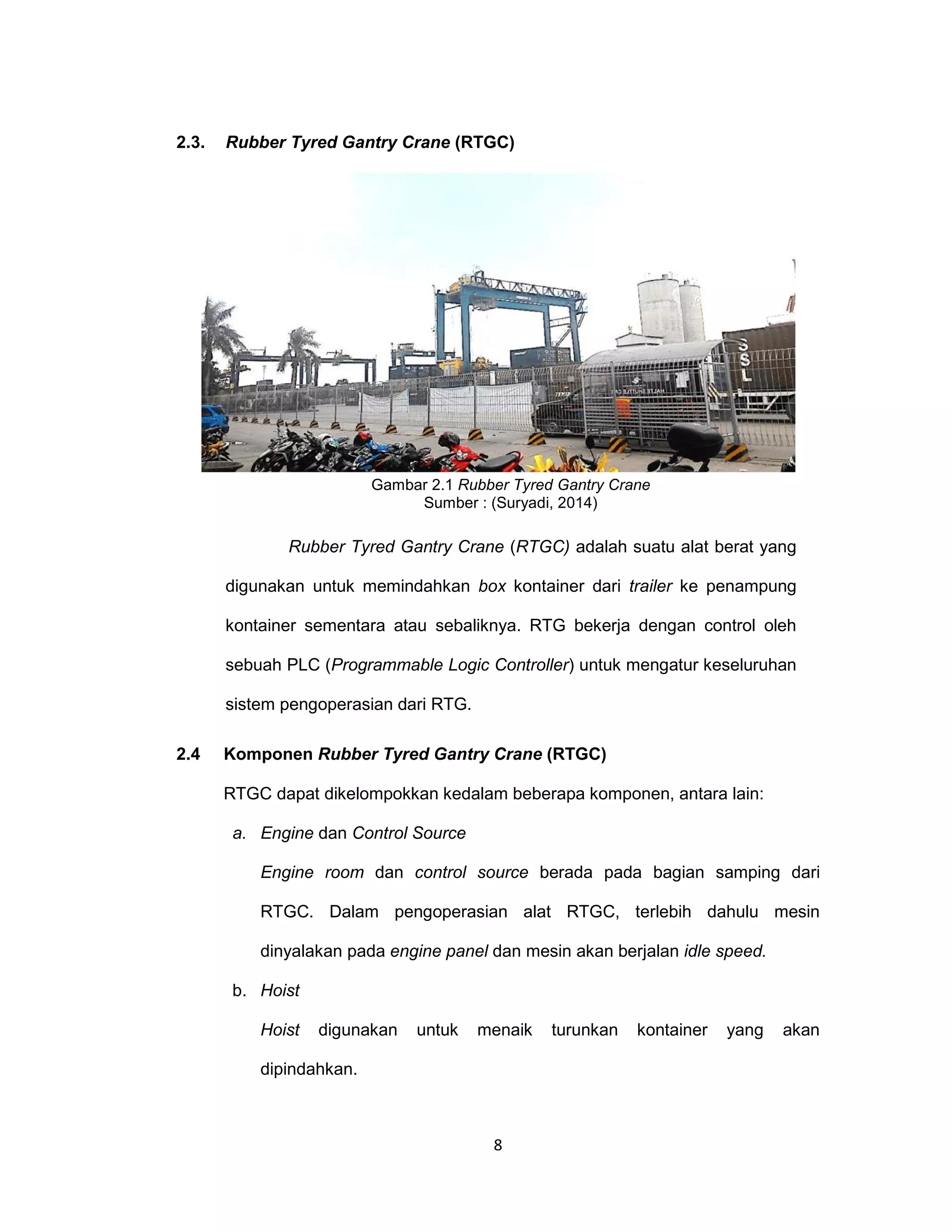 Analisis simulasi tegangan twist lock rubber tired gantry crane (rtgc ...