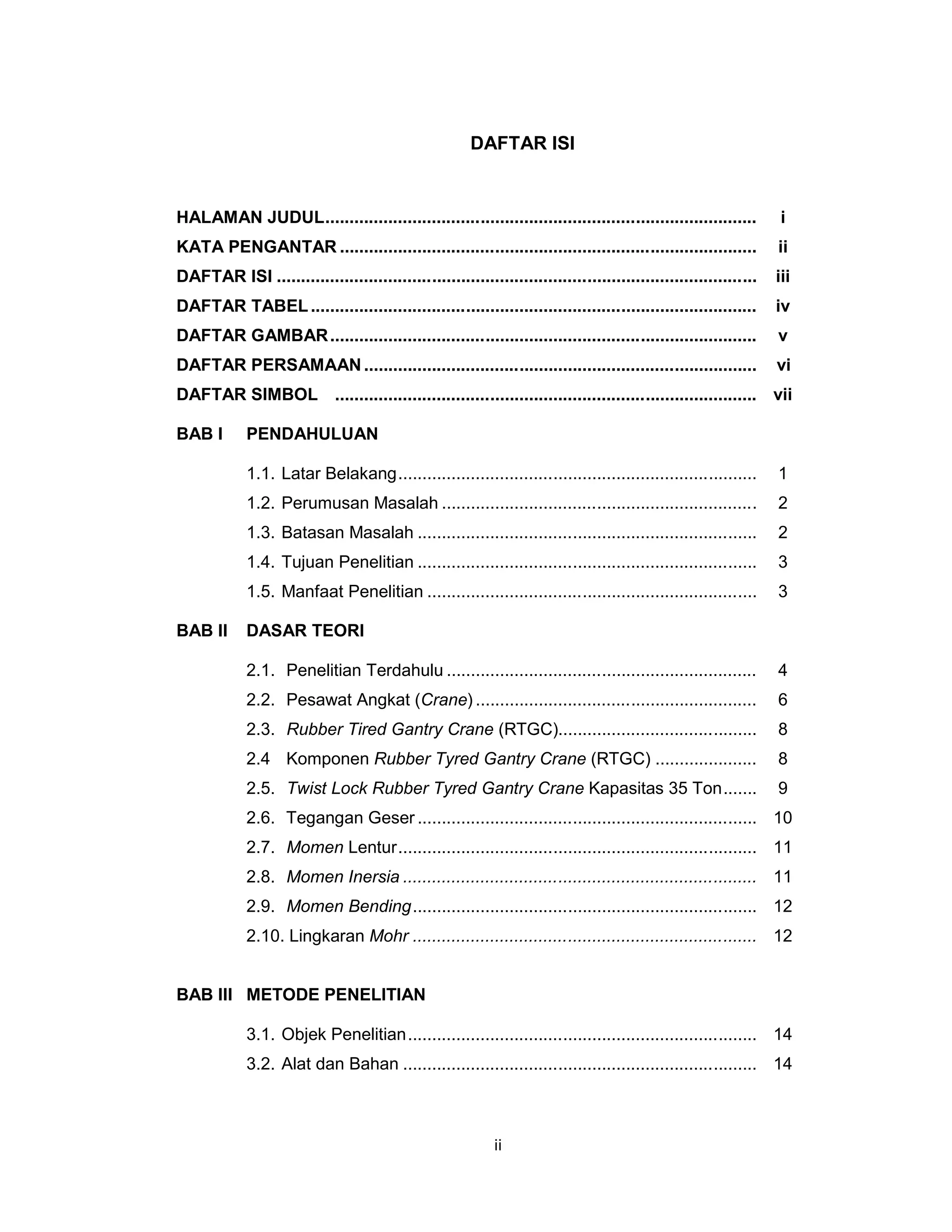 Analisis simulasi tegangan twist lock rubber tired gantry crane (rtgc ...