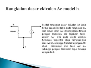 Analisis sinyal kecil | PPTX