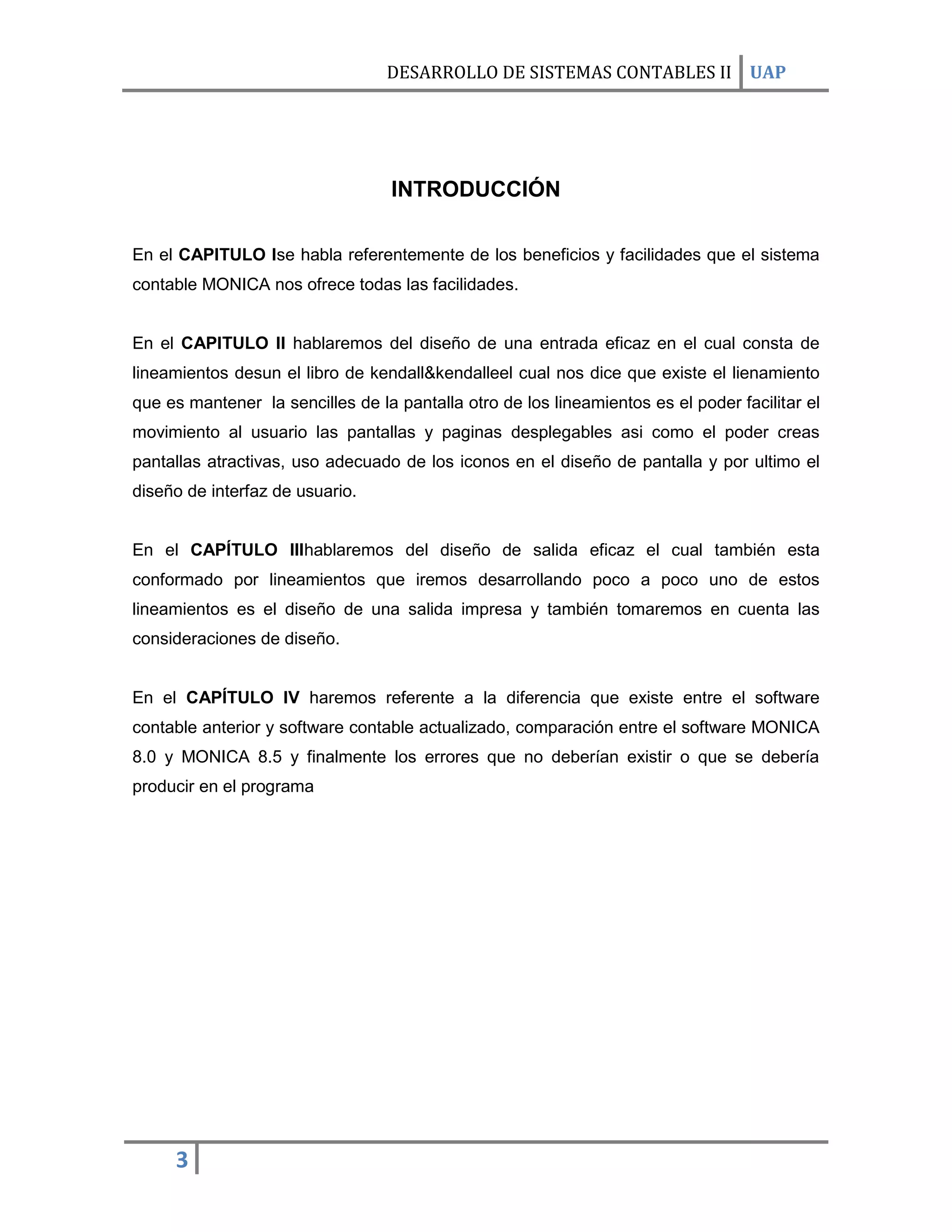 Analisis sistema contable monica | DOCX