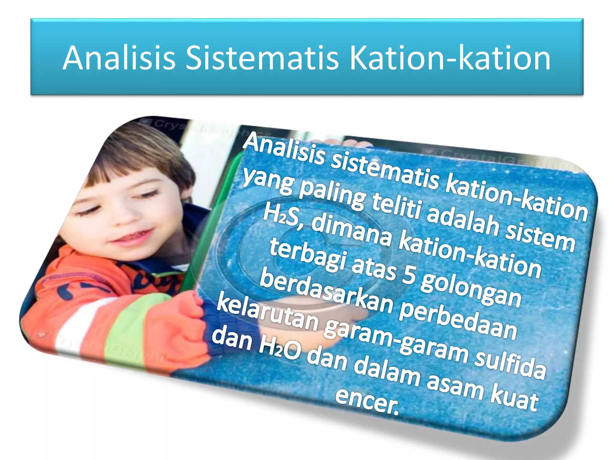 Analisis sistematis kation kation | PPTX