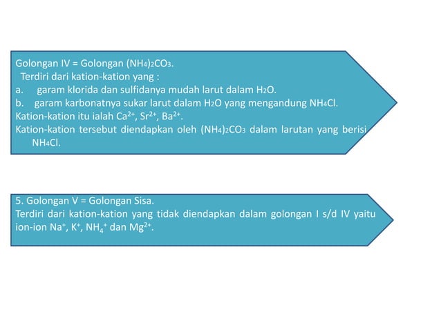 Analisis sistematis kation kation | PPTX