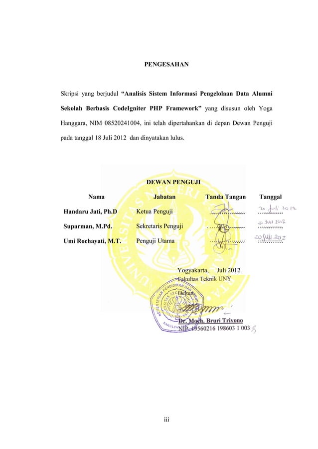 Analisis Sistem Informasi Pengelolaan Data Alumni Sekolah Berbasis Codeigniter PHP Framework | PDF