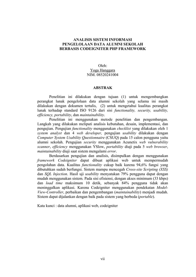 Analisis Sistem Informasi Pengelolaan Data Alumni Sekolah Berbasis ...