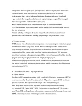 Analisis Situasi Sekolah dalam Pengembangan KTSP.doc