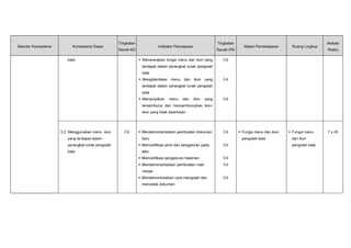 Analisis sk kd kls x | PPT