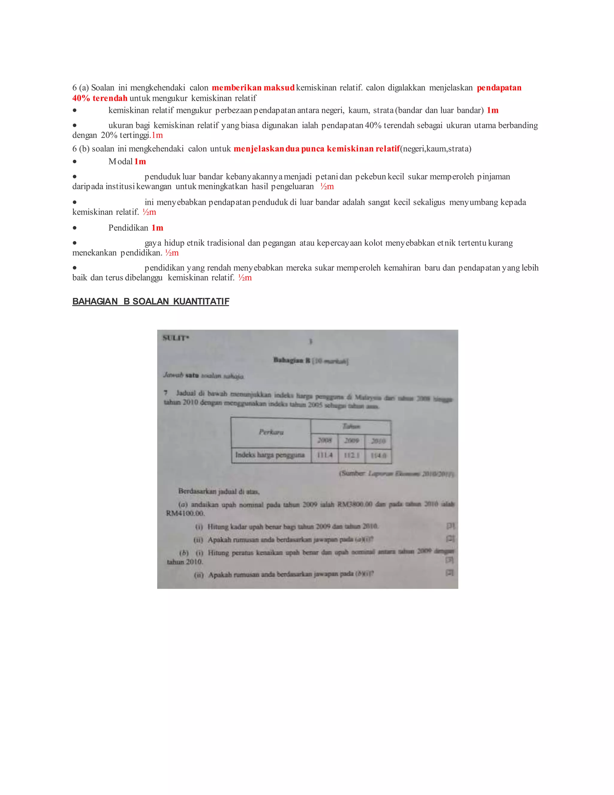 Analisis soalan dan skema jawapan cadangan ekonomi kertas 3 stpm 2013 | DOCX