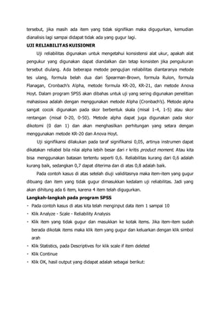 Analisis spss | DOCX