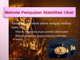 Analisis stabilitas dipercepat ( By Diana SM) | PPTX