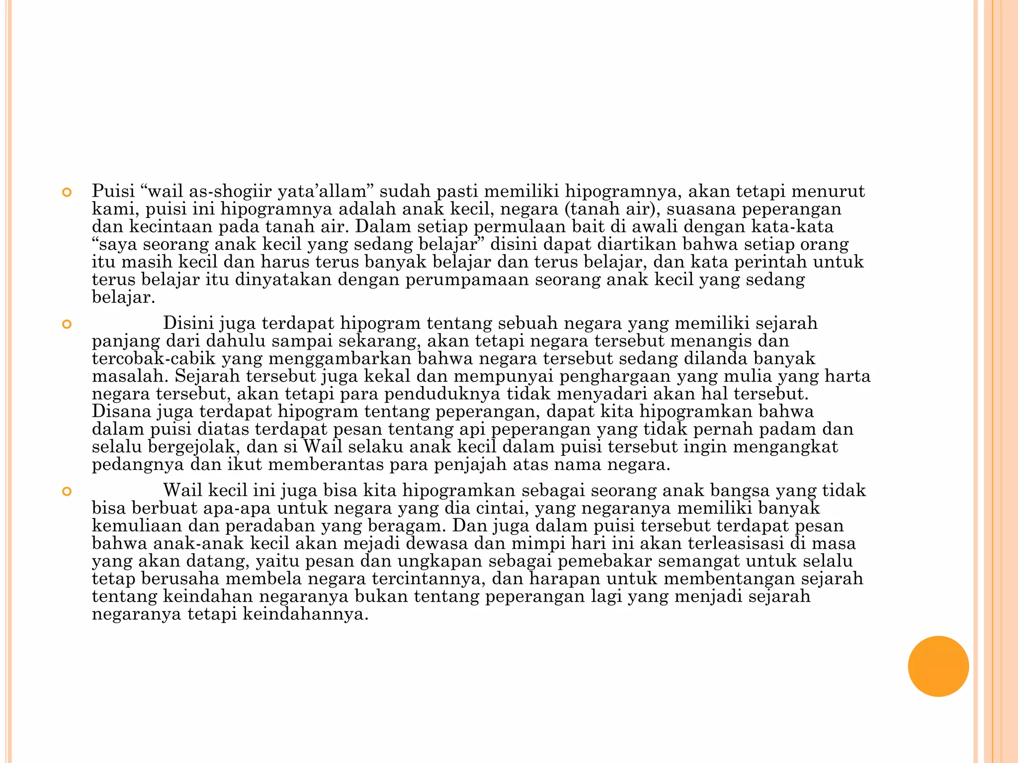 Analisis struktural (tipografi) dan semiotik puisi | PPTX