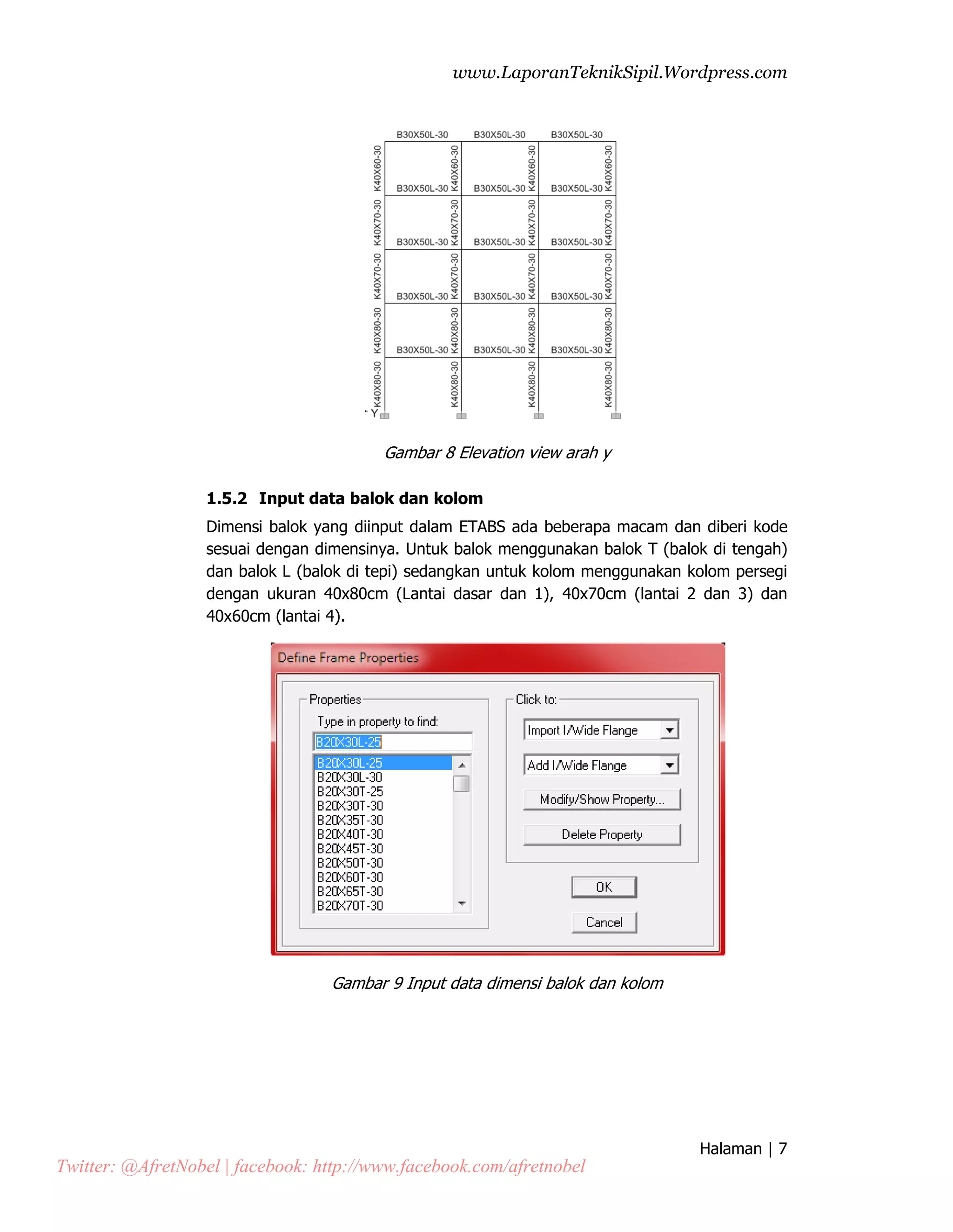 Analisis struktur gedung bertingkat rendah dengan software etabs v9 | PDF