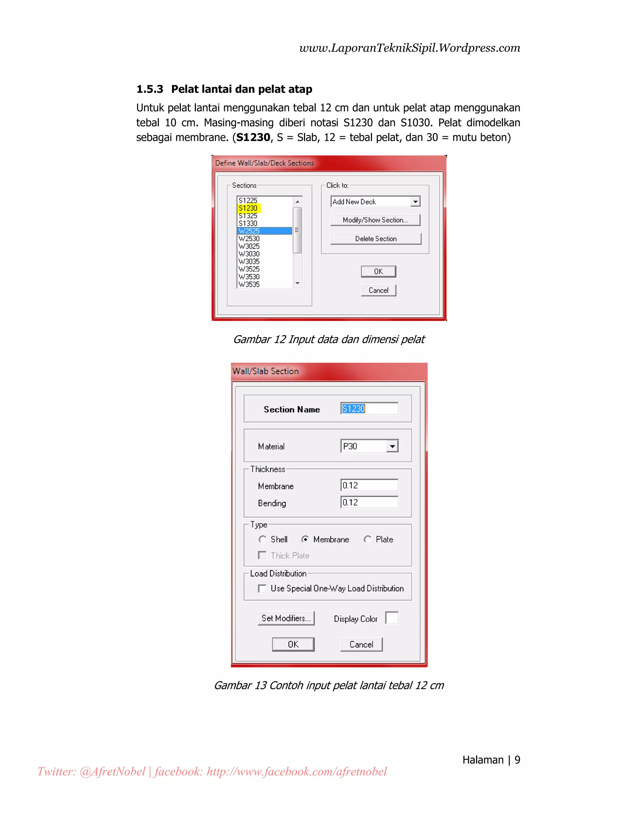 Analisis struktur gedung bertingkat rendah dengan software etabs v9 | PDF