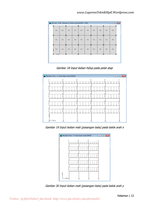 Analisis struktur gedung bertingkat rendah dengan software etabs v9 | PDF