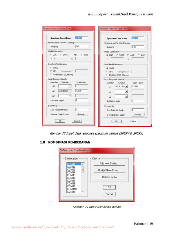 Analisis struktur gedung bertingkat rendah dengan software etabs v9 | PDF
