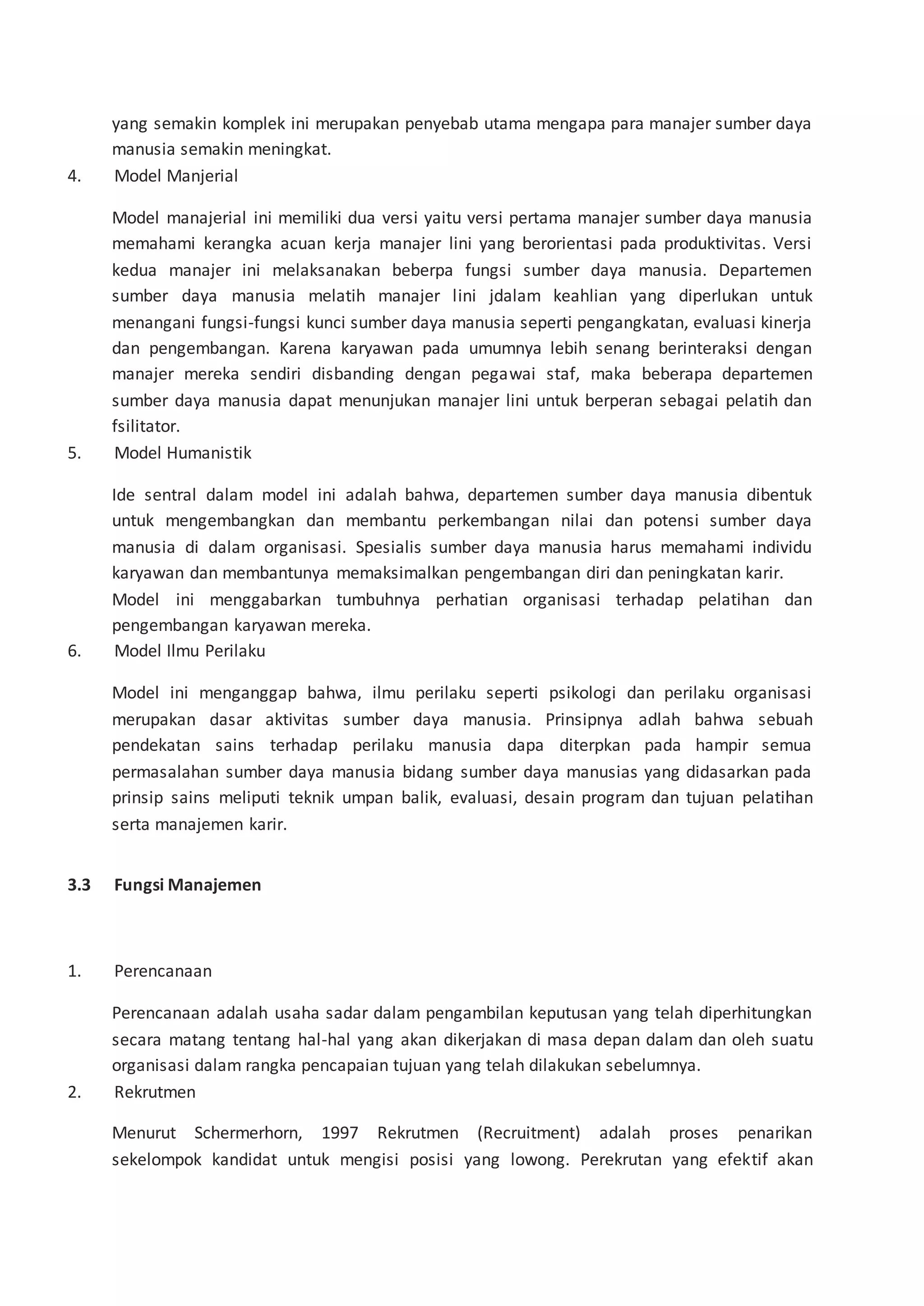 Analisis studi kasus tentang rekrutmen dan seleksi pt wings group | DOCX