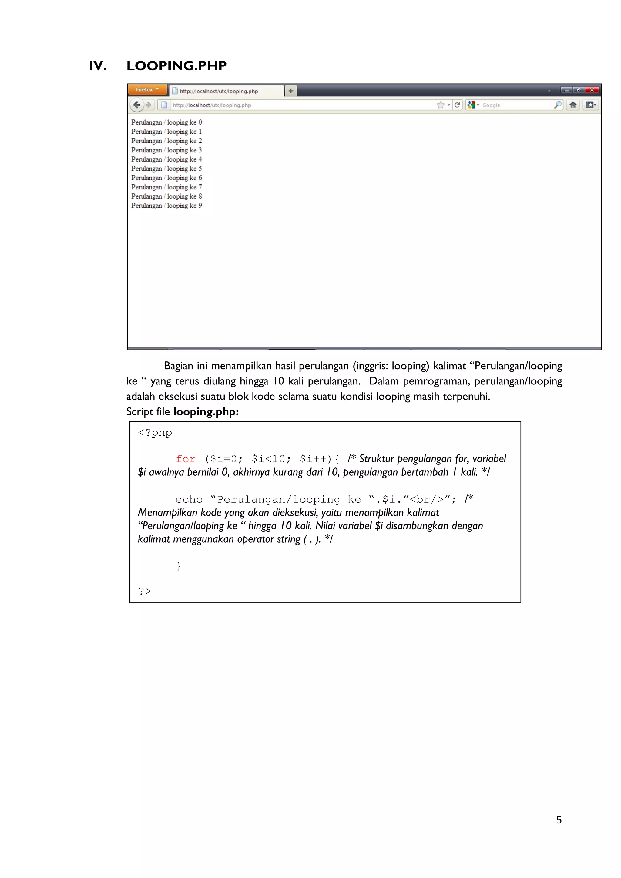 Analisis Suatu Script Web | PDF