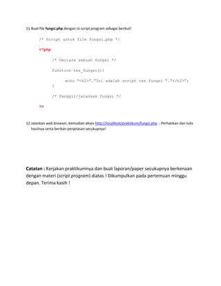 Analisis Suatu Script Web | PDF