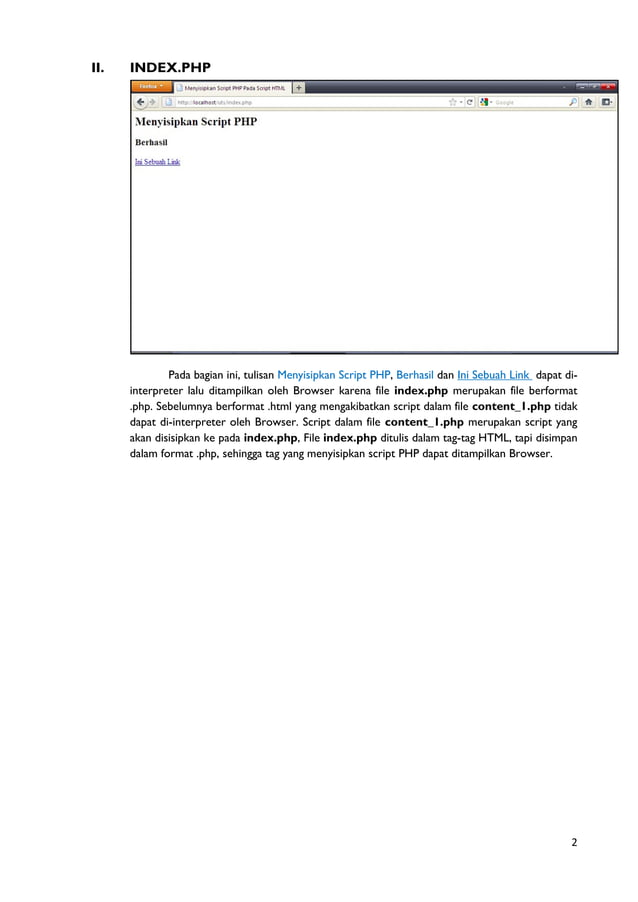 Analisis Suatu Script Web | PDF