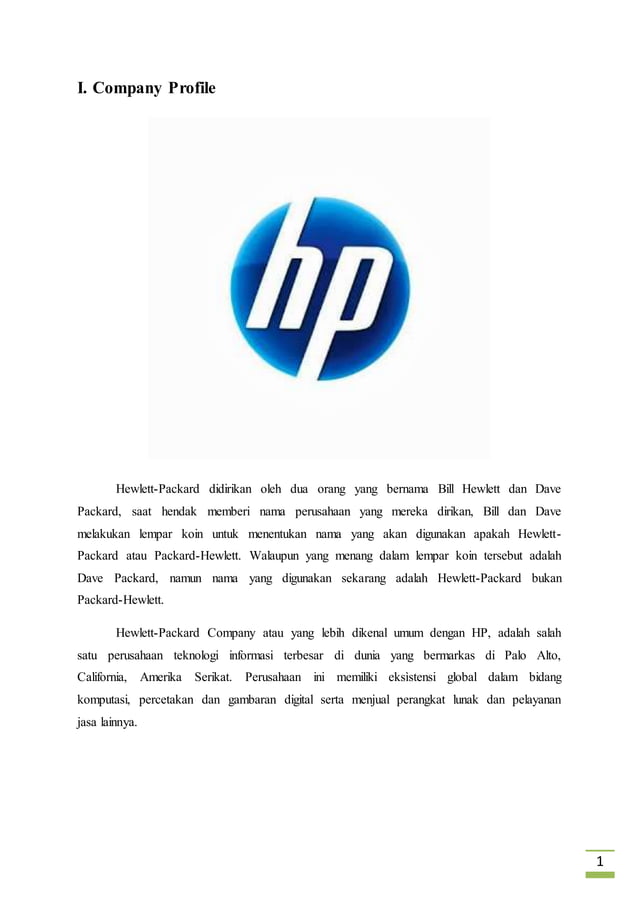 HP Profile | PDF