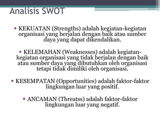Analisis SWOT dalam Pengambilan Keputusan | PPT