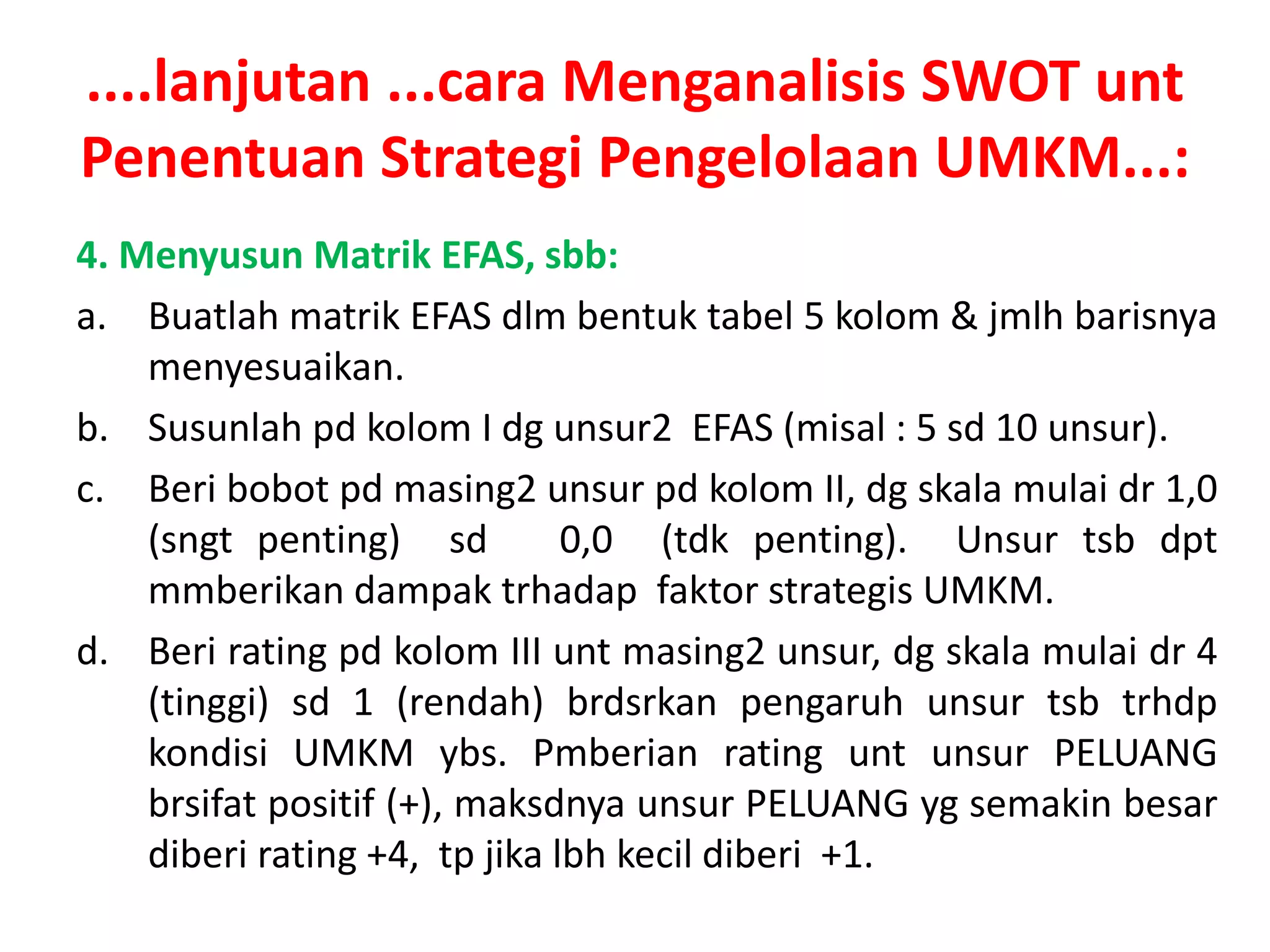 Analisis swot | PPTX